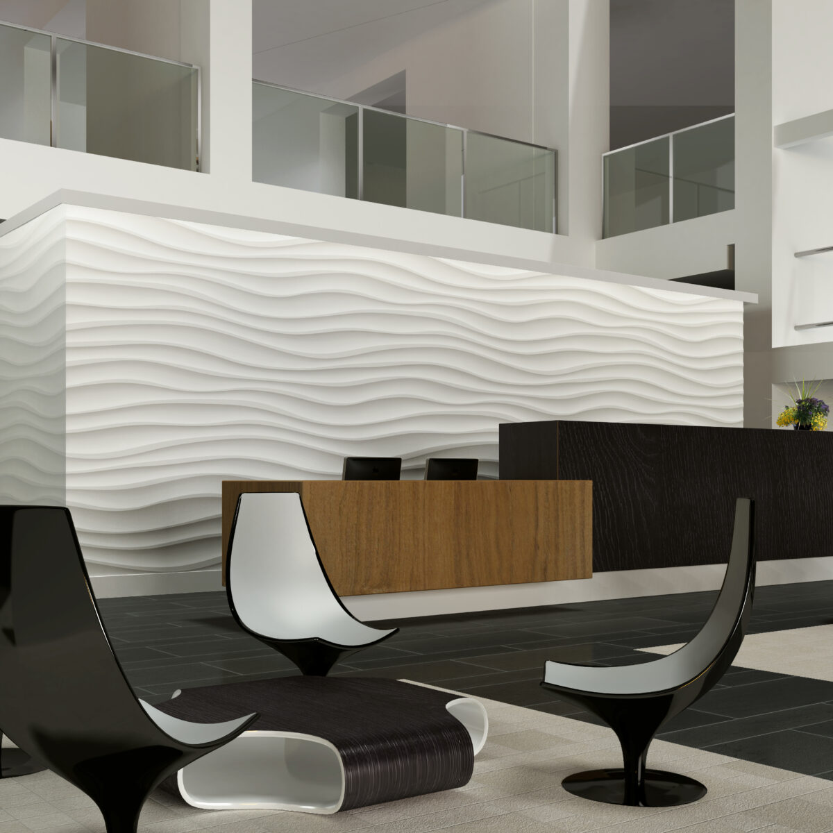Sculptural 3D Panel System | Luxury Sustainable Finishes